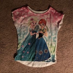 Disney | Shirts & Tops | Disney Frozen Tee Shirt Size 5 | Poshmark